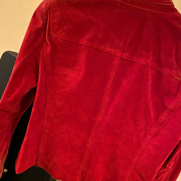 Aria | Jackets & Coats | Stunning Aria Red Vintage Jacket 0 Leather ...